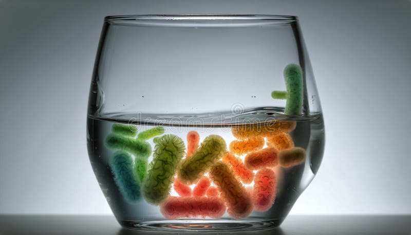 Illustrative Representation of Drinking Water Contaminated with ...