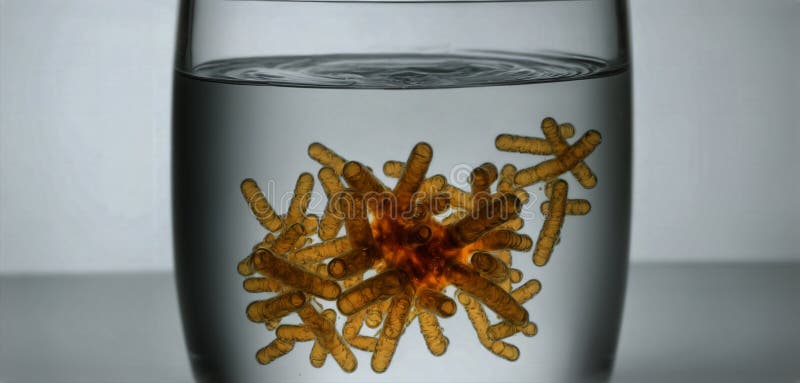 Illustrative Representation of Drinking Water Contaminated with ...