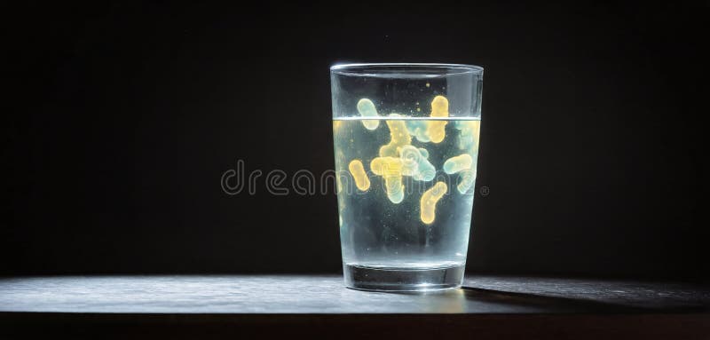 Illustrative Representation of Drinking Water Contaminated with ...