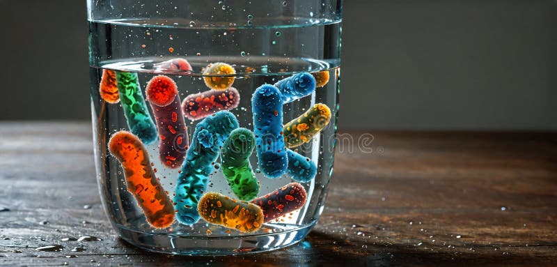 Illustrative Representation of Drinking Water Contaminated with ...