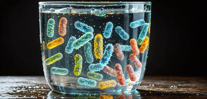 Illustrative Representation of Drinking Water Contaminated with ...