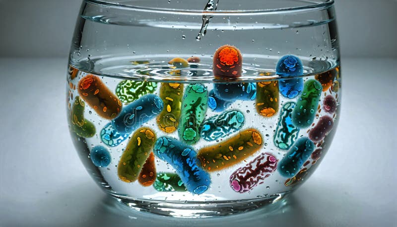 Illustrative Representation of Drinking Water Contaminated with ...