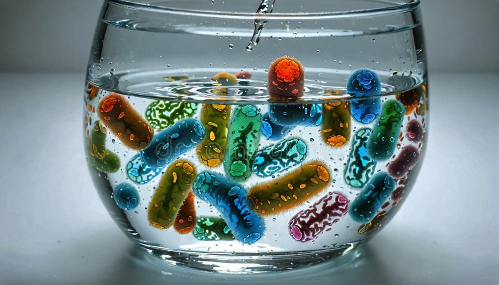 Illustrative Representation of Drinking Water Contaminated with ...