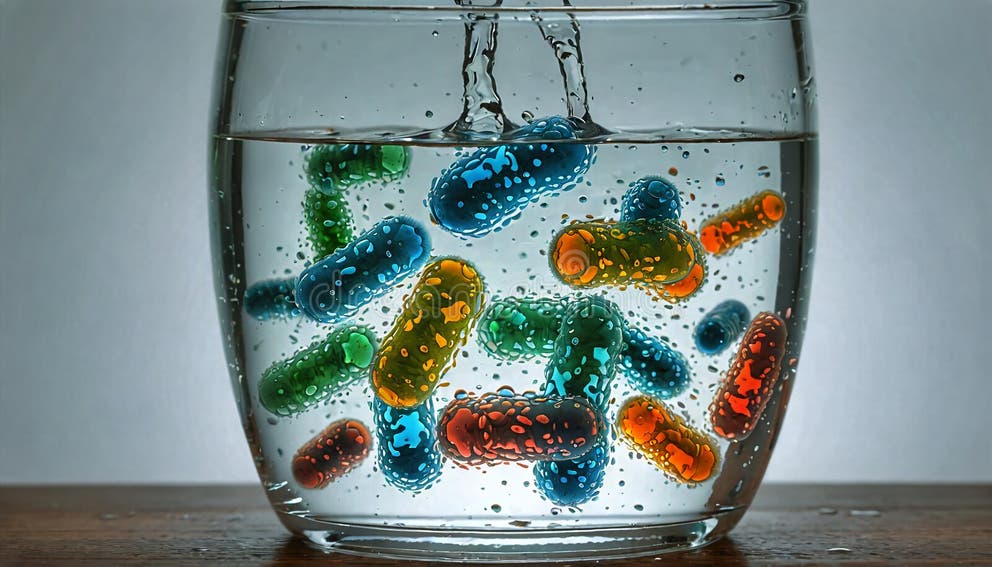 Illustrative Representation of Drinking Water Contaminated with ...