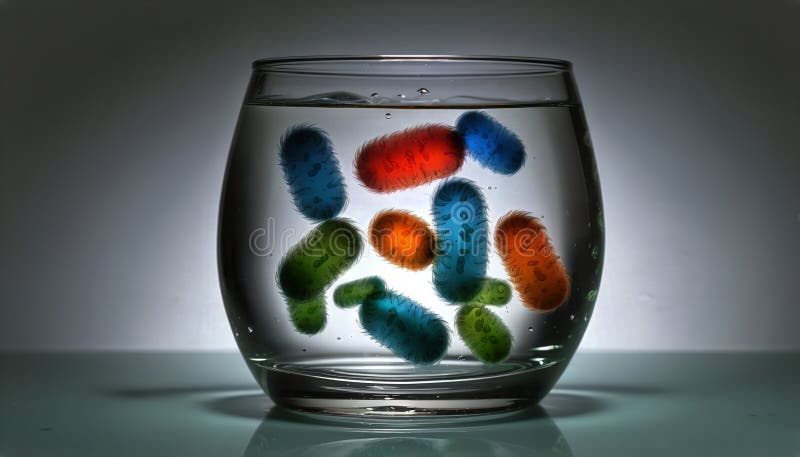 Illustrative Representation of Drinking Water Contaminated with ...