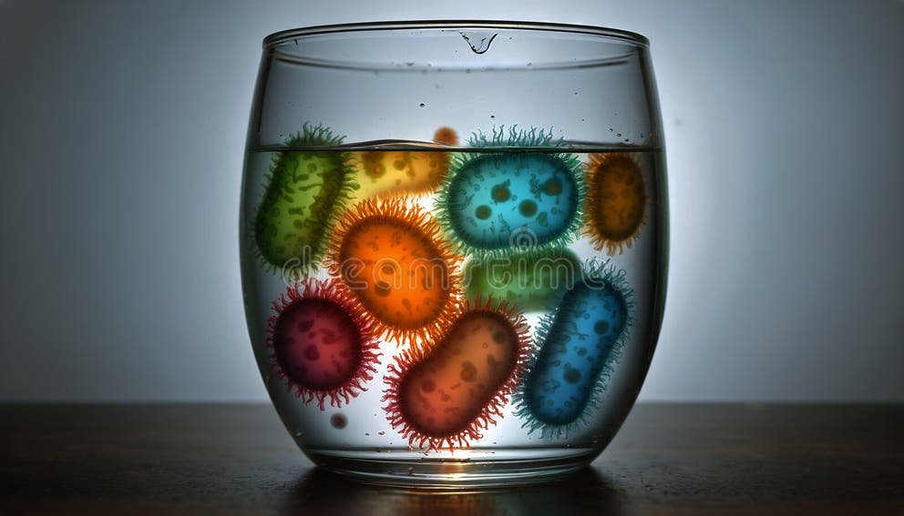 Illustrative Representation of Drinking Water Contaminated with ...