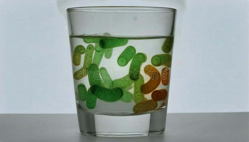 Illustrative Representation of Drinking Water Contaminated with ...