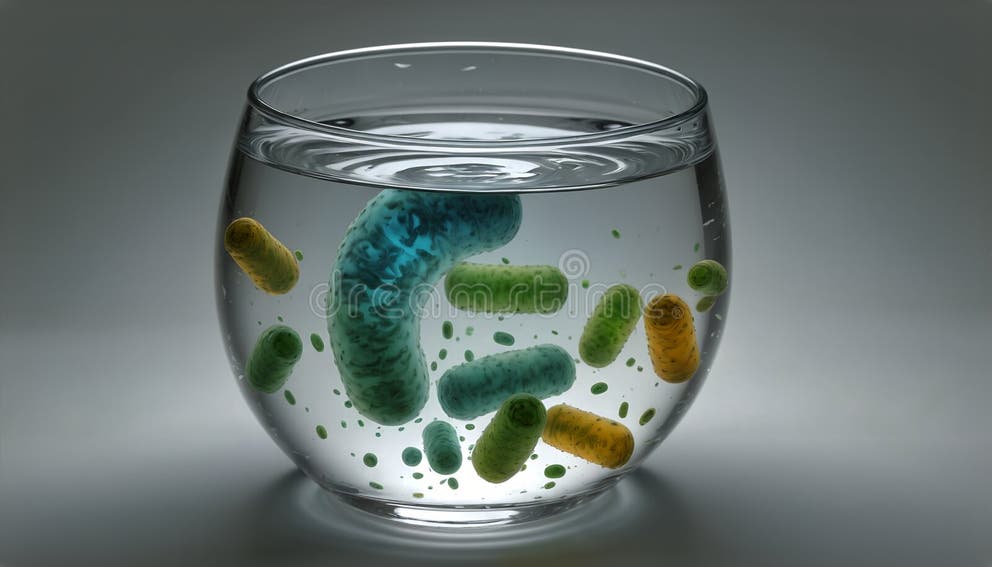 Illustrative Representation of Drinking Water Contaminated with ...