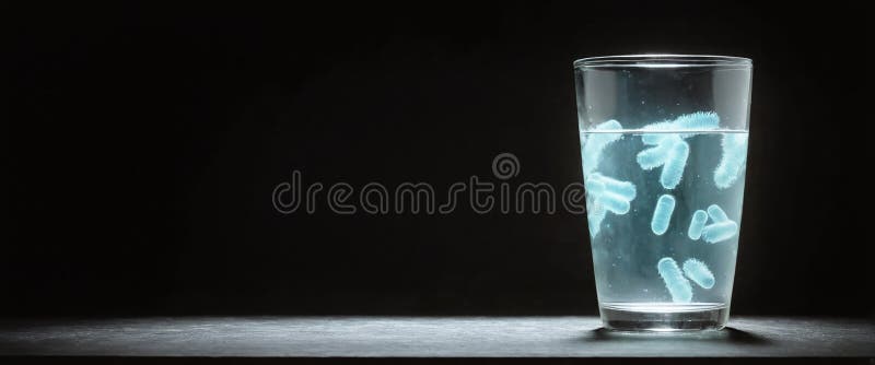 Illustrative Representation of Drinking Water Contaminated with ...