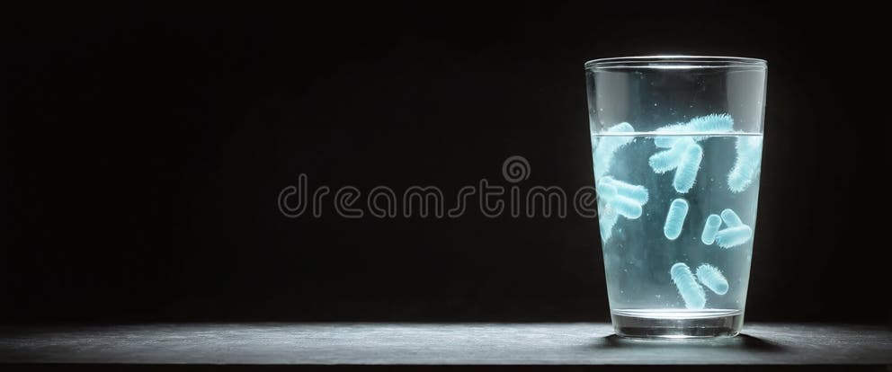 Illustrative Representation of Drinking Water Contaminated with ...