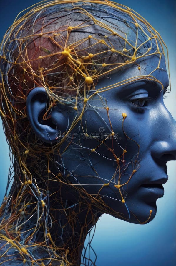 An Illustrative Representation of the Workings of Nerves, Showing Their ...