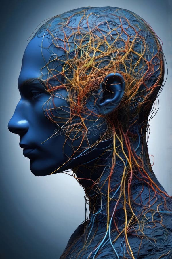 An Illustrative Representation of the Workings of Nerves, Showing Their ...