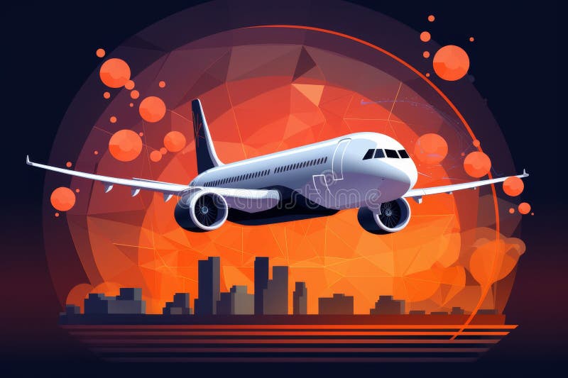 Illustrative Route Map from Point a To Point B with Direction Arrows ...