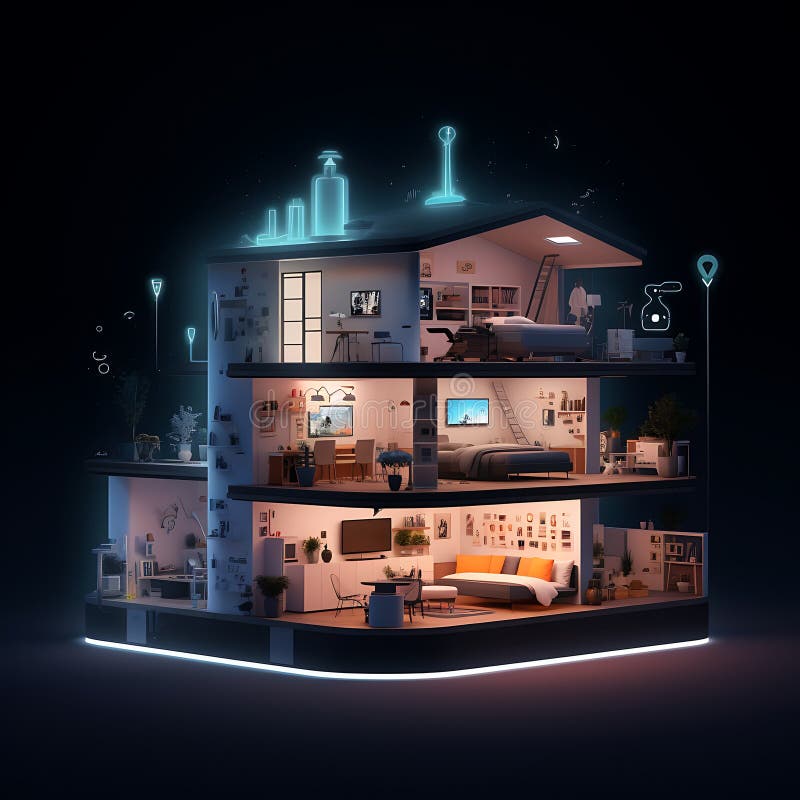 This Illustrative Smart Home Model Captures the Essence of Futuristic ...