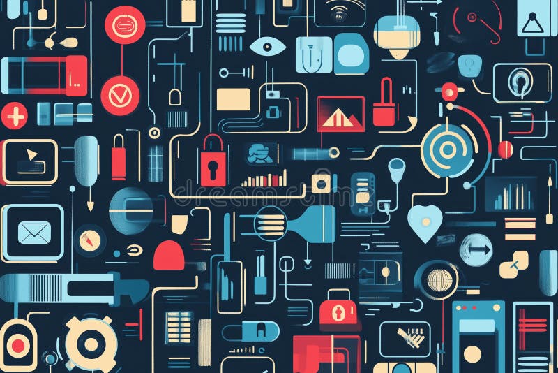 Illustrative Technology Design Featuring Interconnected Security and ...