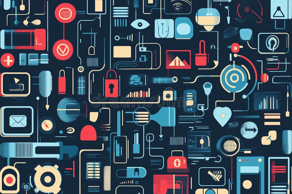 Illustrative Technology Design Featuring Interconnected Security and ...