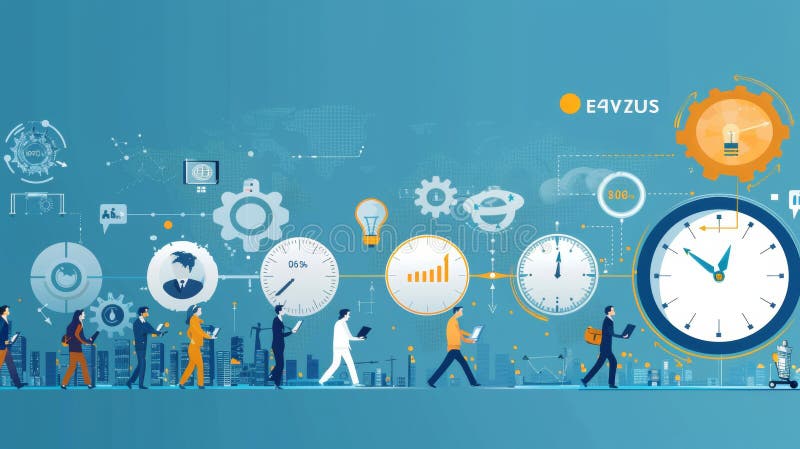 Illustrative Timeline Showing Stages of Business Development with ...