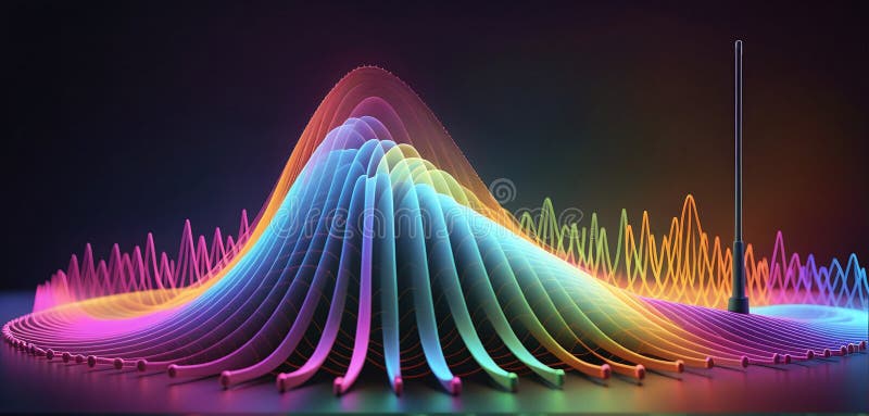 Illustrative Visualization of Radio Waves Around a Transmitting and ...