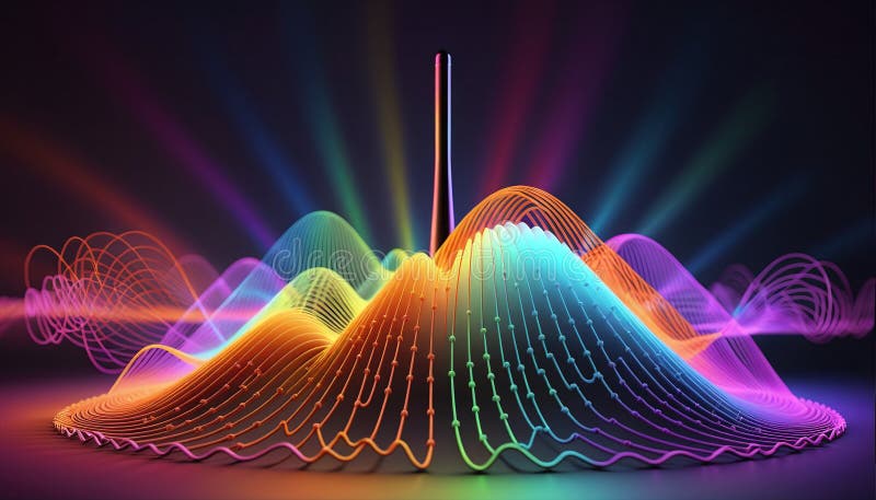 Illustrative Visualization of Radio Waves Around a Transmitting and ...