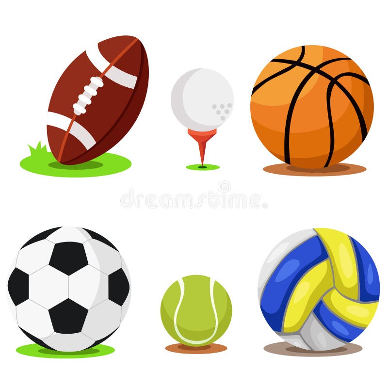 Illustrator of Ball Mix Collection Stock Vector - Illustration of team ...