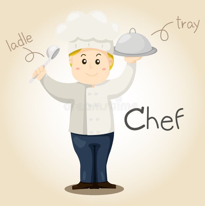 Illustrator of Chef Alphabet Profession. Letter C Stock Vector ...