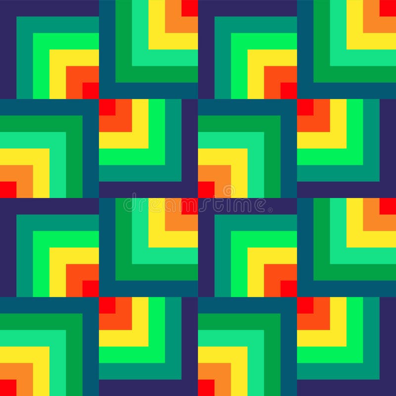 Illustrator Colorful Geometric Pattern Stock Vector - Illustration of ...
