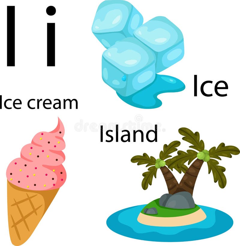 Illustrator Del Alfabeto De I Ilustración del Vector - Ilustración de ...