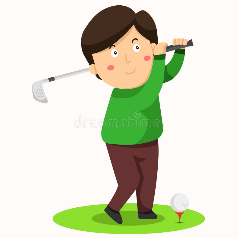 Golf Drive stock illustration. Illustration of grass, golf - 1772279