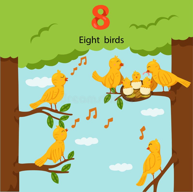 Illustrator Number Eight Birds Stock Illustrations – 2 Illustrator ...