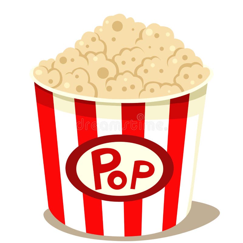 Illustrator of popcorn stock vector. Illustration of isolated - 59583027