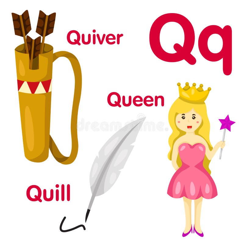 Illustrator of Q alphabet stock vector. Illustration of queen - 46568051
