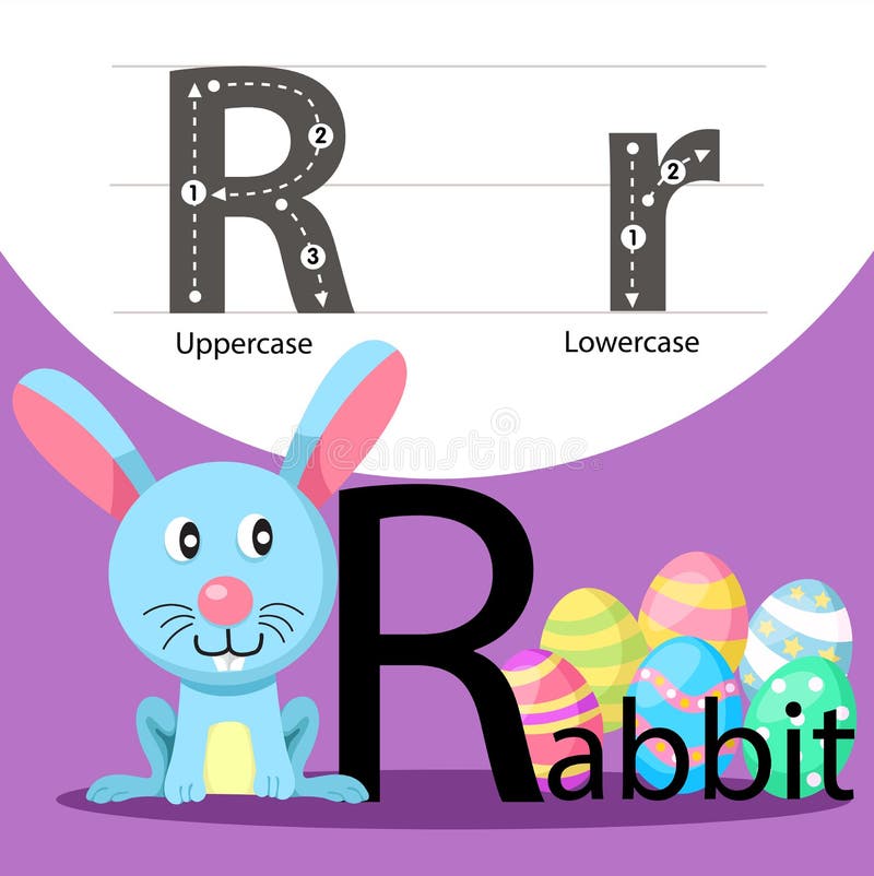 Illustrator Rabbit R Font Stock Illustrations – 5 Illustrator Rabbit R ...