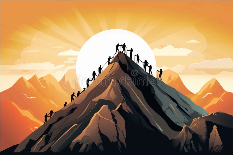 Vector Illustration of Happy Children Playing Outside Stock Vector ...