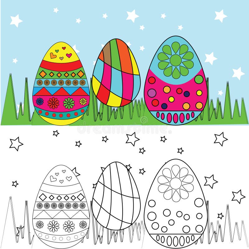 Illustrator Vector Coloring Book for Kids, Fun and Learning with Eps 10 ...