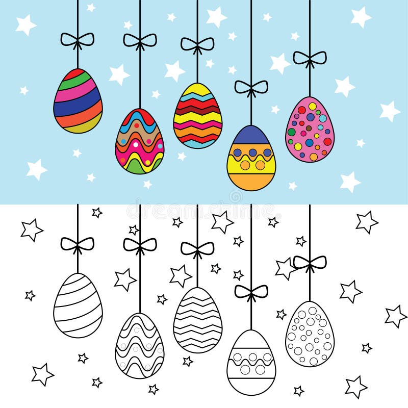 Illustrator Vector Coloring Book for Kids, Fun and Learning Stock ...