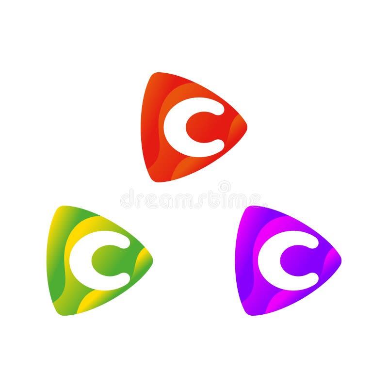 Letters C Logo Design Template Stock Vector - Illustration of graphic ...
