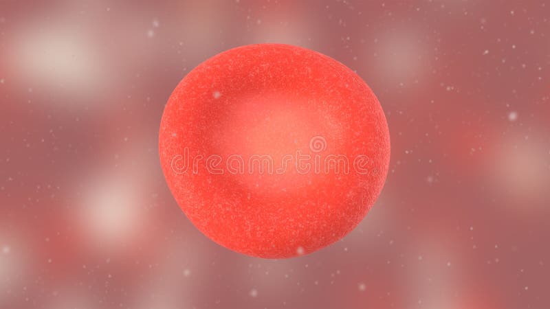 Illustrazione 3D Di Un Sangue Con Il Globulo Bianco E La Piastrina Del ...