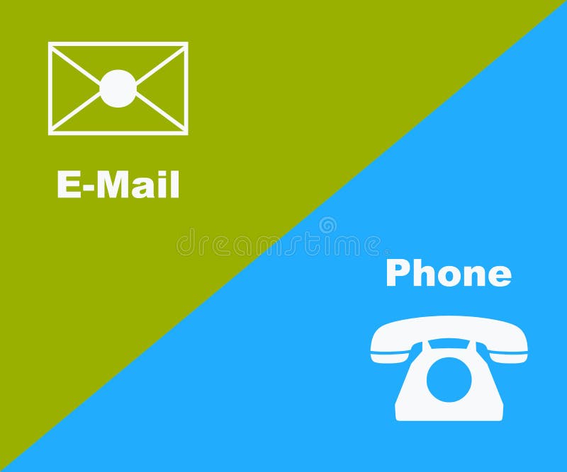 Contatto Telefonico Noi Segno Illustrazione di Stock - Illustrazione di ...