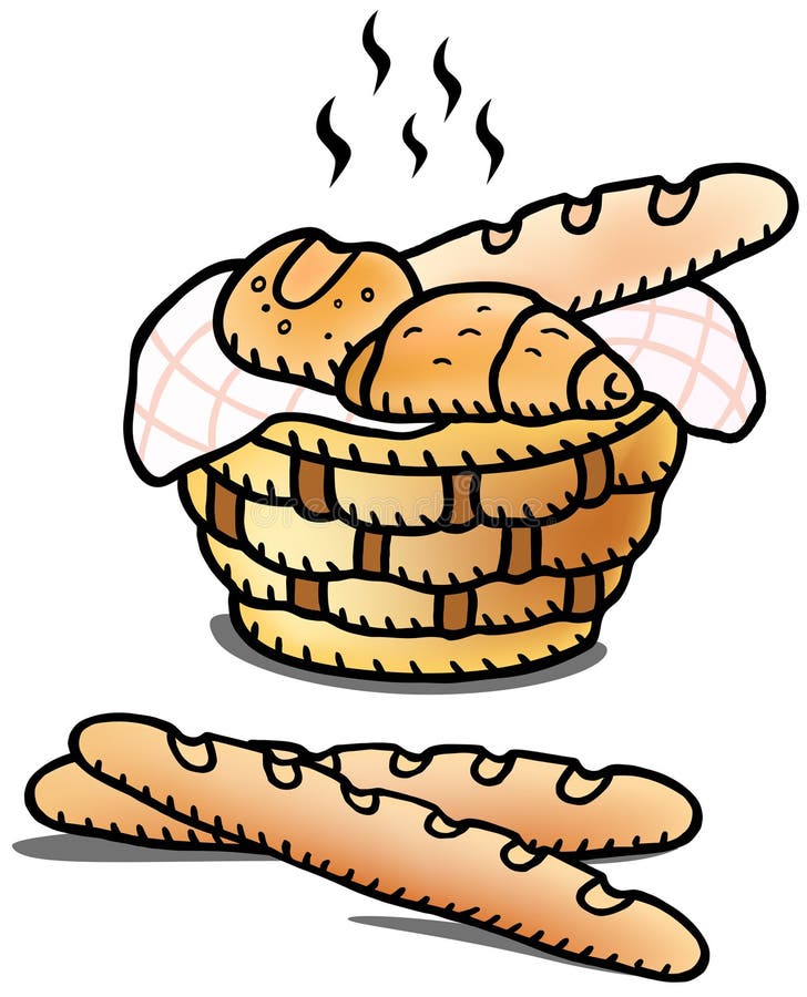 Illustrazione Del Pane Fresco Illustrazione Vettoriale - Illustrazione ...