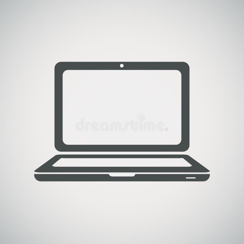 Illustrazione Dell'icona Del Computer Portatile Illustrazione ...