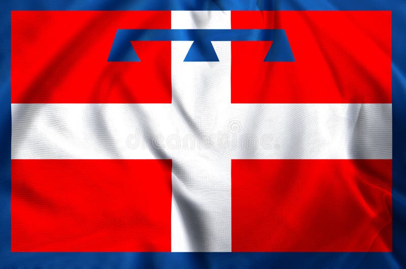 Illustrazione Della Bandiera Di Piemonte Illustrazione di Stock ...