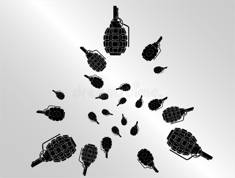 Illustrazione Della Granata Illustrazione Vettoriale - Illustrazione di ...