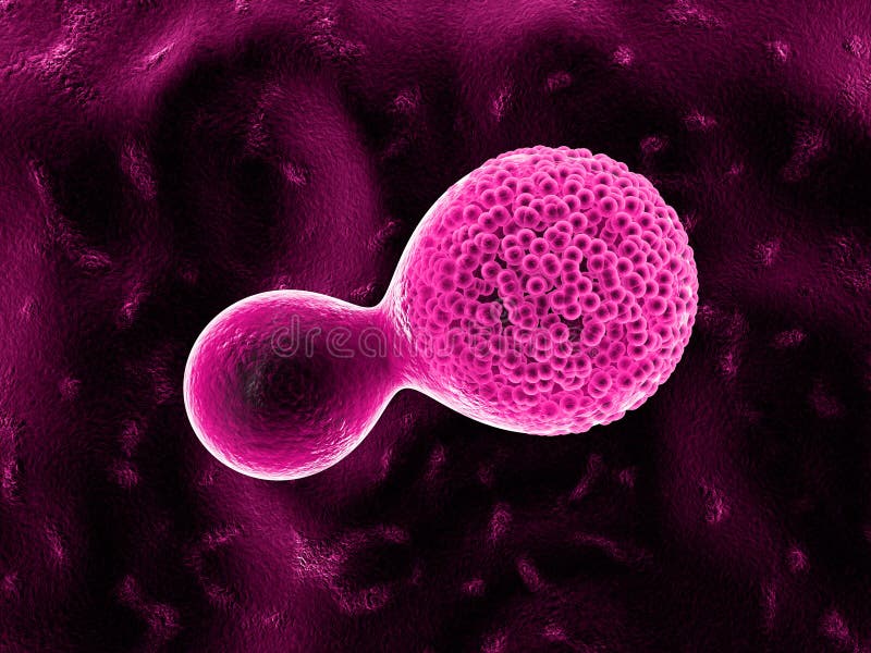 Illustrazione Delle Cellule Di Cancro 3D Illustrazione di Stock ...