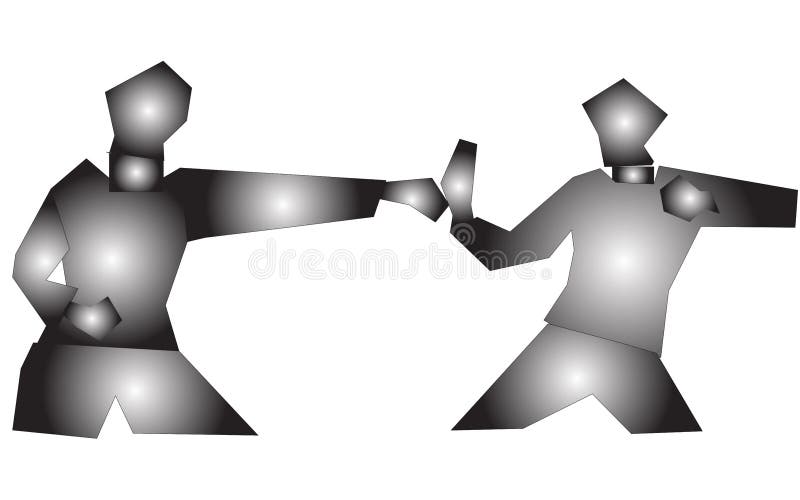 Illustrazione Di Lotta Immagine. Immagine: 6762762