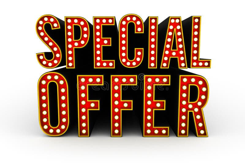 Illustrazione Di Offerta Speciale 3D Illustrazione di Stock ...