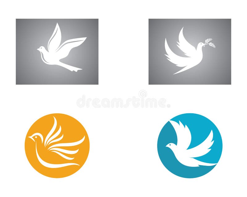 Illustrazione Di Simbolo Della Colomba Illustrazione Vettoriale ...