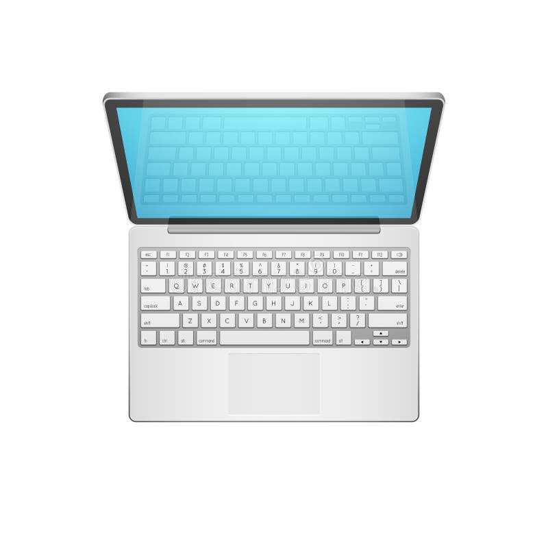 Illustrazione Di Vettore Del Computer Portatile Illustrazione ...