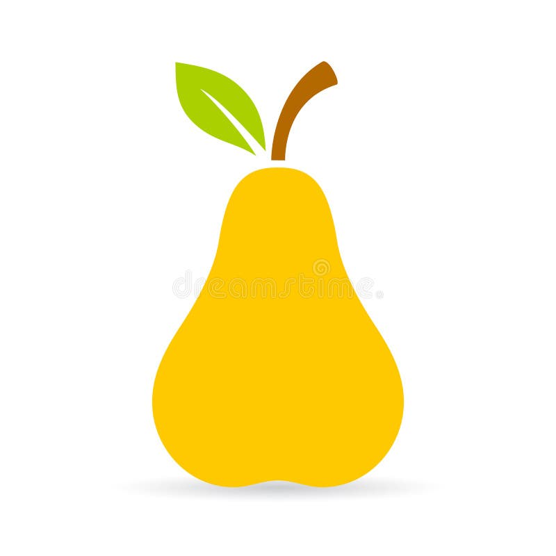 Disegno Di Vettore Della Pera Pera Disegnata a Mano Isolata E Pezzi ...