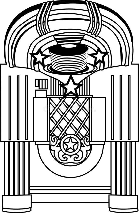Illustrazione Di Vettore Di Jukebox Illustrazione Vettoriale ...