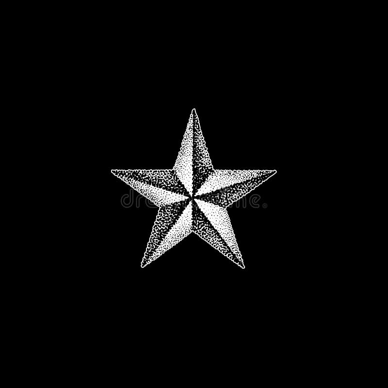 Illustrazione Disegnata a Mano Di Forma Della Stella Illustrazione ...